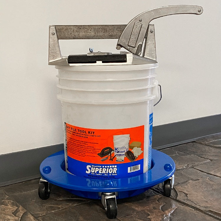 Kraft Bucket Dolly with 5 Casters | DRP Fast Ship