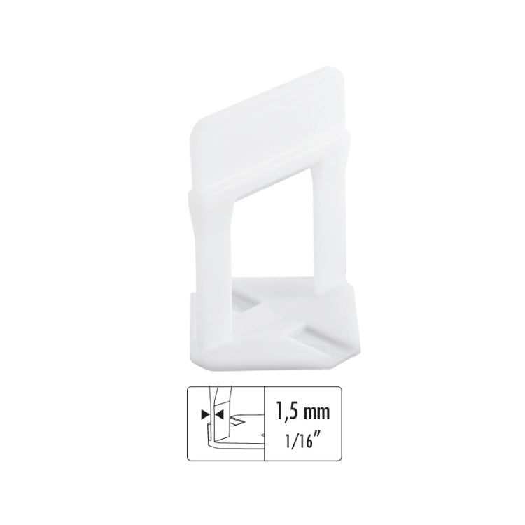 Raimondi "Stone" 1/16" Wide Leveling System Clip Tile 1/2" to 3/4" Thi ...