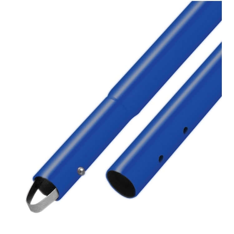 6' Powder Coated Bull Float Handle 1-3/8" Button Handle Bright Blue 6 ...